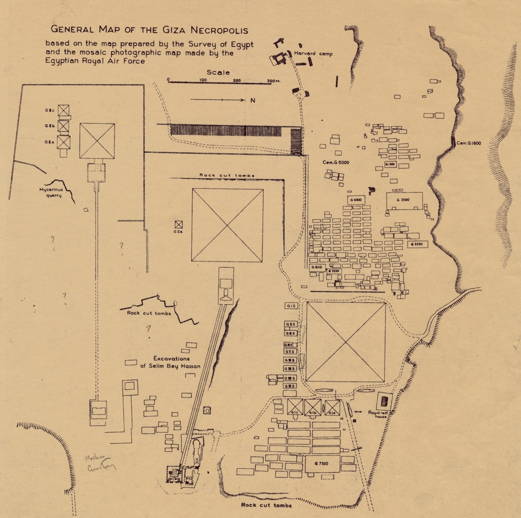 Digital Giza | Plan of the Giza Necropolis