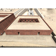 Digital Giza | Maps and plans: Khafre Valley Temple and Sphinx Temple ...