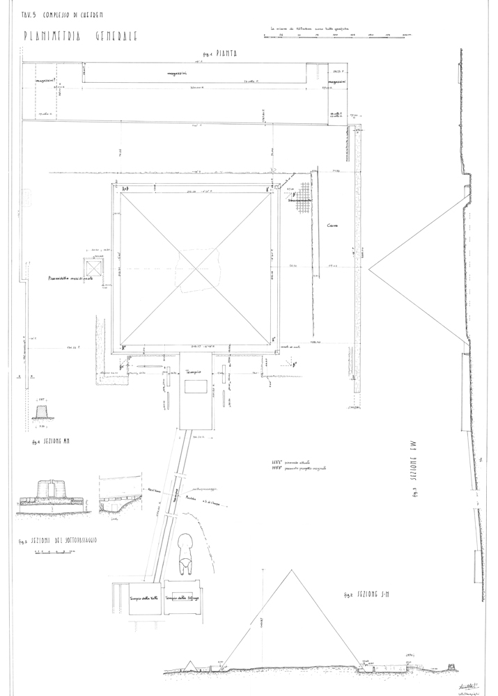 Digital Giza | Maps and plans: Khafre Pyramid Complex, plan