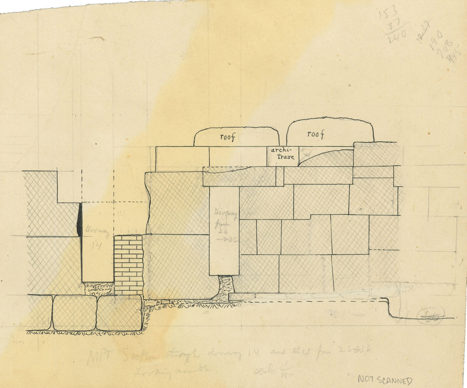 Digital Giza | Menkaure Pyramid Temple, Section